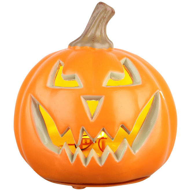 Holiday Living - Jack-O-Lantern Pumpkin - 5.25-in 75102 | RONA