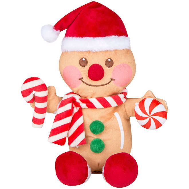 GEMMY Celebrations BY Landon & Co. Animated Gingerbread Man in Plush ...