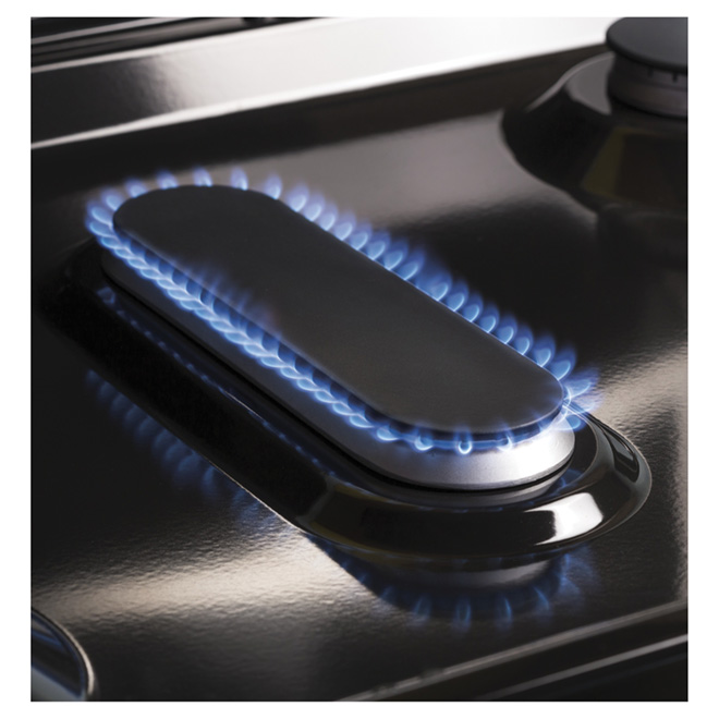 GE APPLIANCES GE Freestanding Gas Convection Range - 5-cu ft ...