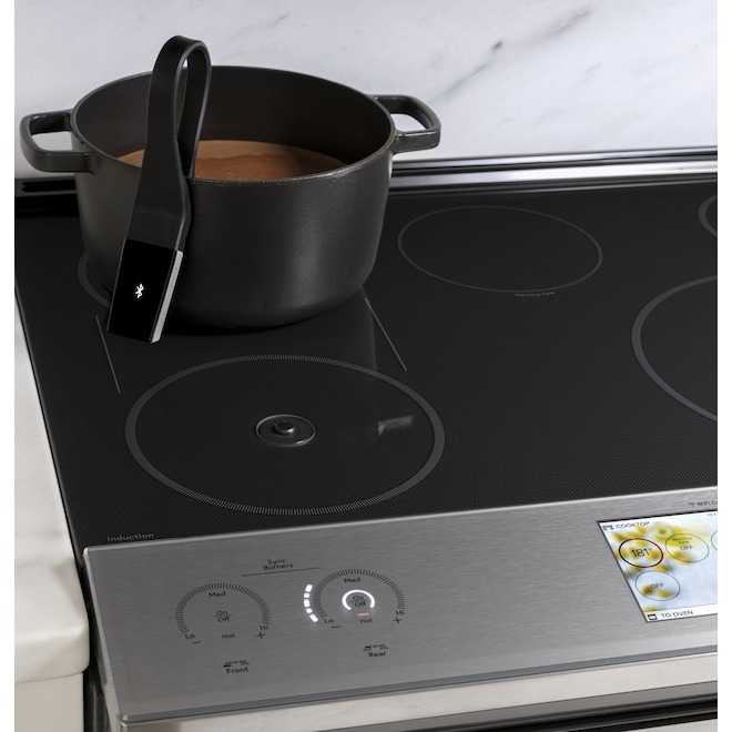 GE Smooth 4-Element 30-in Electric Stainless Steel Cooktop JP3030SJSS ...