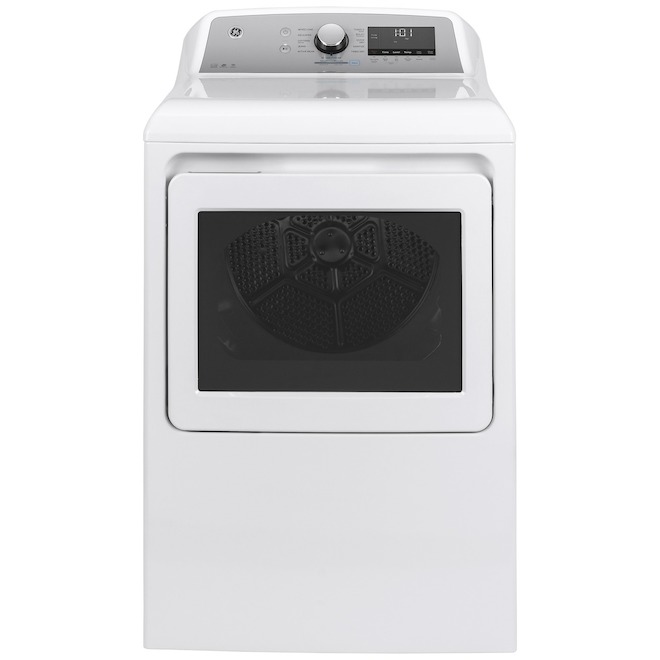 GE APPLIANCES Sécheuse électrique blanche intelligente GE 7,4 pi³ à ...