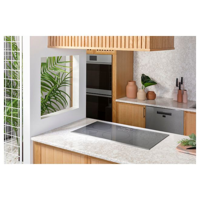 CAFE GE Café 36-in 5-Elements Stainless Steel Induction Cooktop with ...