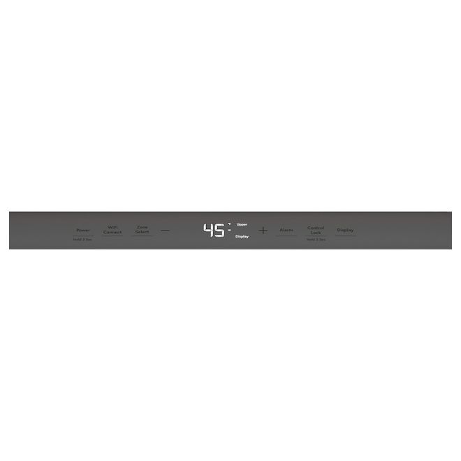 CAFE Cellier sur pieds à encastrer en acier inoxydable Café, 46 ...