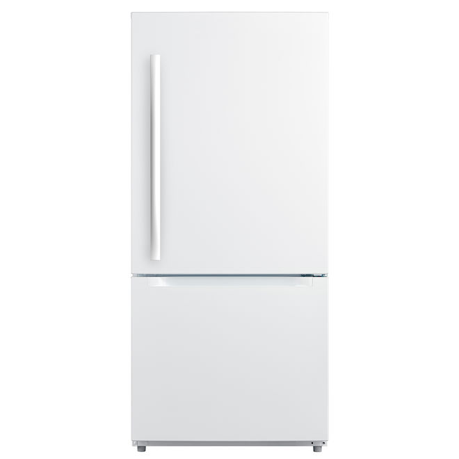 Moffat 18-ft³ Standard-Depth Bottom-Freezer Refrigerator White ENERGY ...