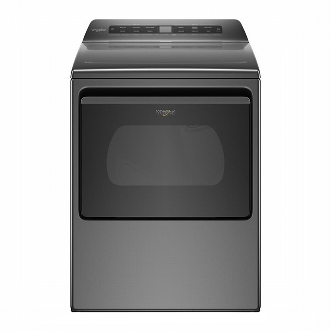 WHIRLPOOL Sécheuse électrique intelligente, 7,4 pi³, ombre chrome ...