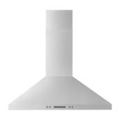 KITCHENAID Chimney Range Hood - 600 CFM - 30" - Stainless Steel ...