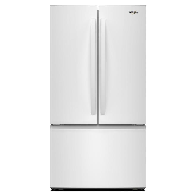 Whirlpool 36-in 30.5-ft³ Standard-Depth French-Door Refrigerator w ...