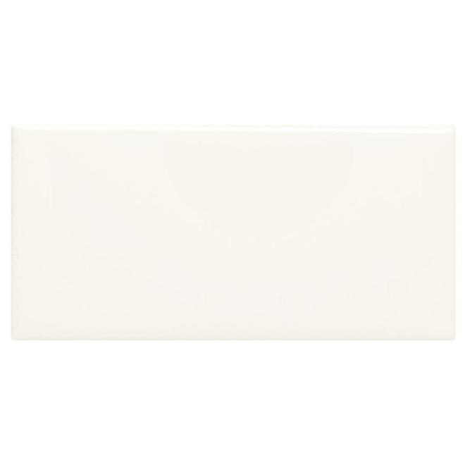 American Olean Starting Line White Gloss Ceramic Wall Tile 3-in x 6-in ...