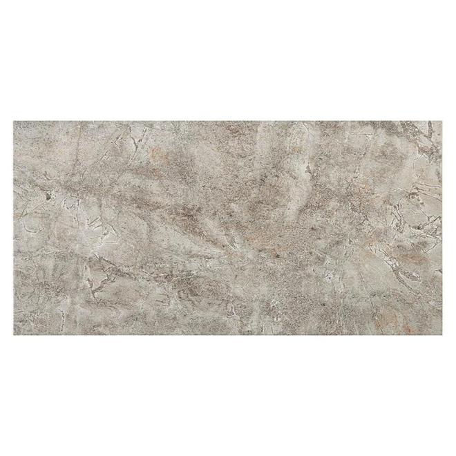 12-in x 24-in Carriage Hill Twilight Glazed Porcelain Floor Tile ...