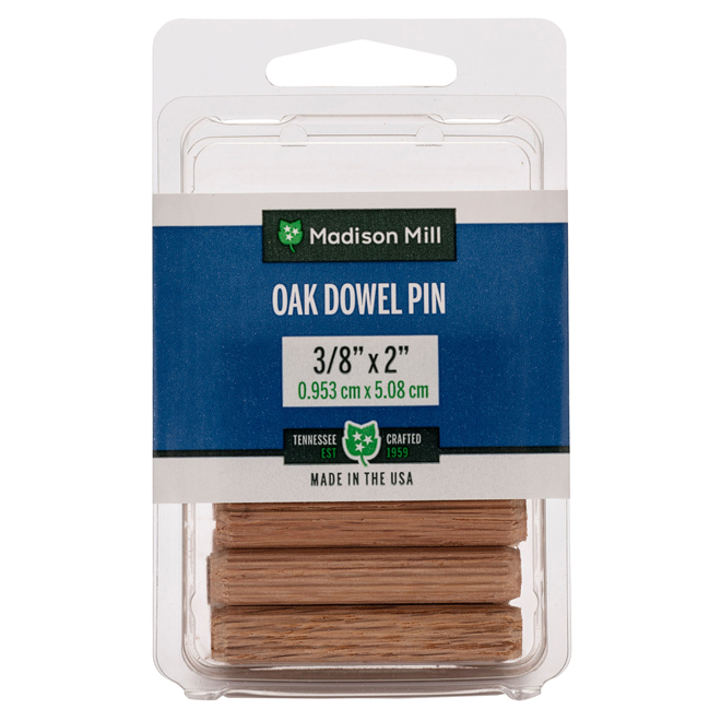 Madison Mill 3/8-in Oak Dowel Pin (18-Pack) 5620 | RONA