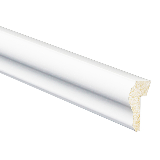 I.B.S SOLUTIONS 7/16-in x 1-1/8-in x 8-ft White Polystyrene Drip Cap ...