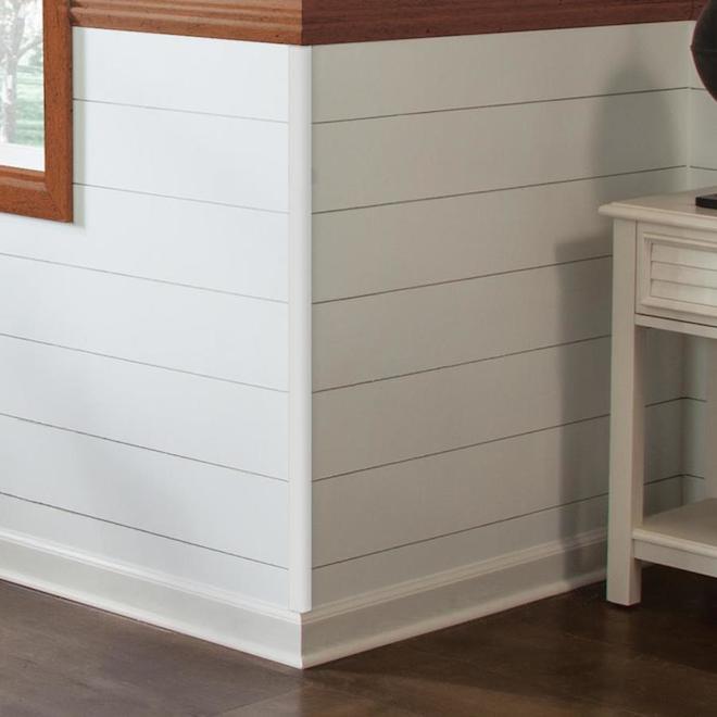 I.B.S SOLUTIONS 15/16-in x 15/16-in x 8-ft White Polystyrene Outside ...