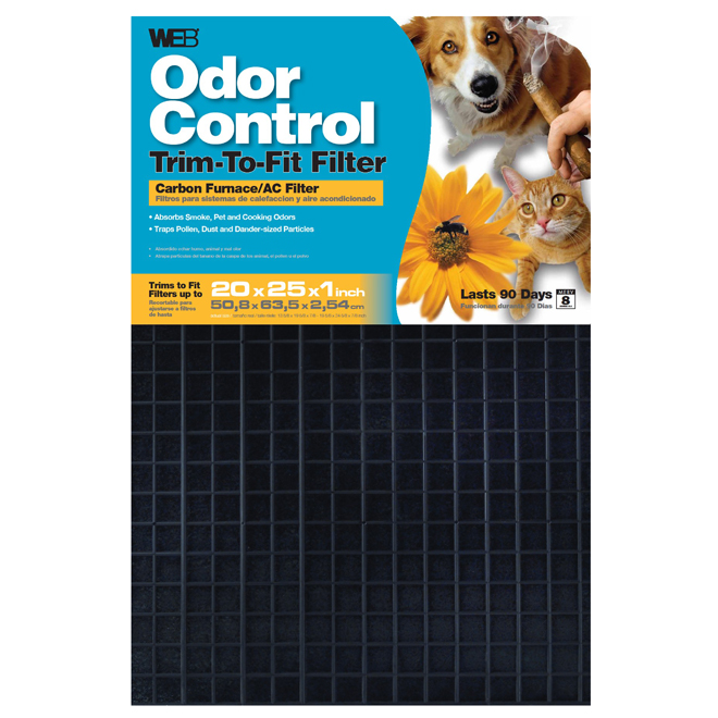 WEB Adjustable Air Filter - 24.625-in x 19.625-in x 0.5-in MPABS-BL | RONA