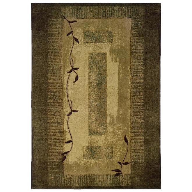 allen + roth Green (Common:; Actual: 5.25-ft W x 7.5-ft L) PRT7805L | RONA