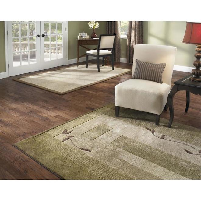 allen + roth Green (Common:; Actual: 5.25-ft W x 7.5-ft L) PRT7805L | RONA