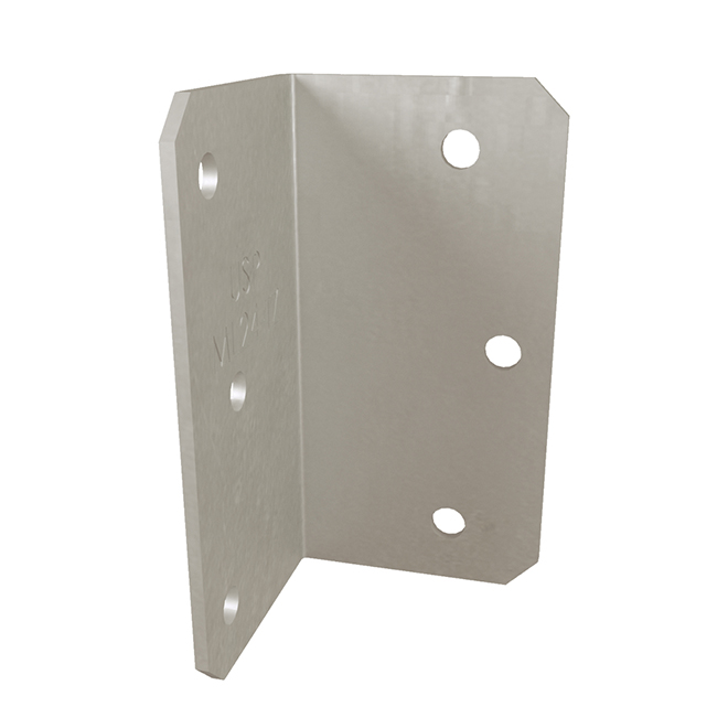 Multi-Purpose Angle Plate - 12-Gauge Steel - 2"x 4" ML24-TZ | RONA