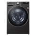 LG AI Wash 5.2 cu ft High Efficiency Stackable Front-Load Washer Black ...