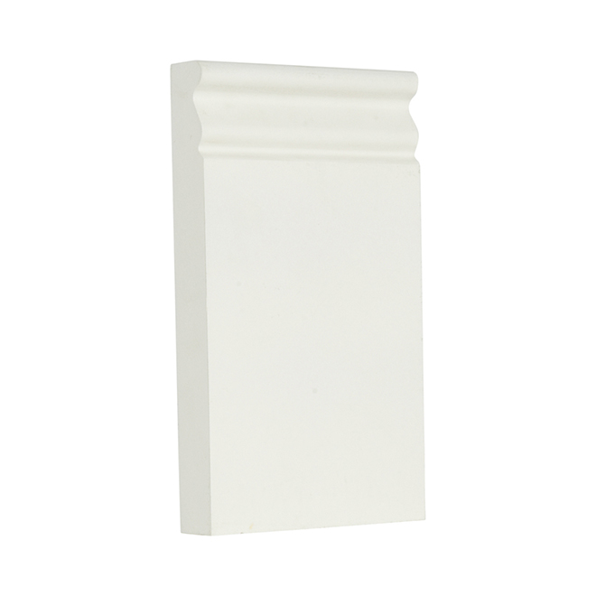 Metrie 4 1/4-in x 8-in x 1-in Primed Plinth Block EV1360PBPRIM | RONA