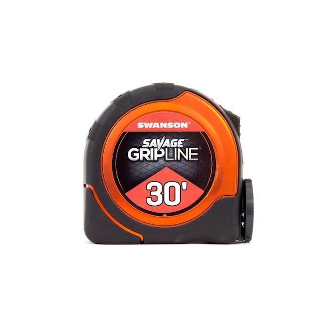 Swanson Tool Company SAVAGE GripLine 30 pi ruban à mesurer magnétique ...