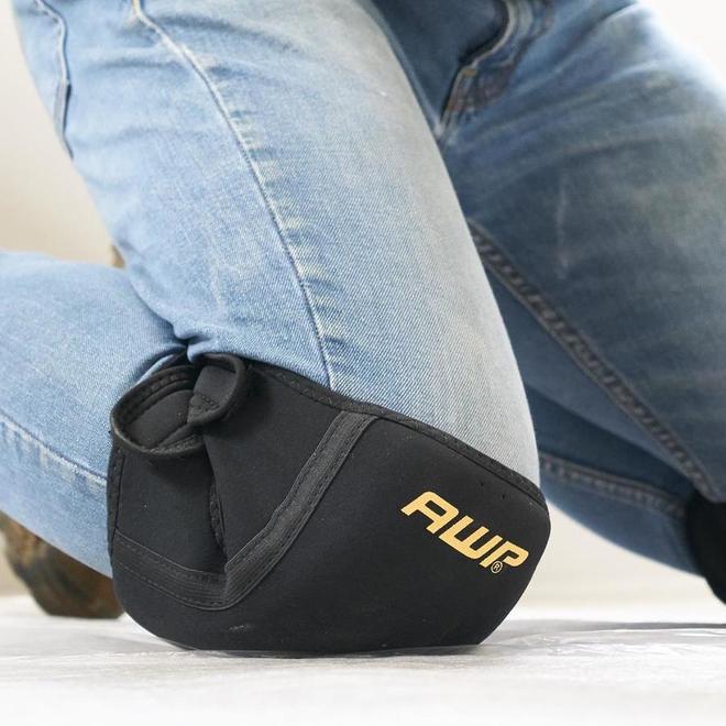AWP Black Polyester Hook and Loop Fasteners Knee Pads 1CL-225 | RONA