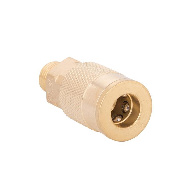 CAMPBELL Kobalt Brass Coupler Male 1/4-In Industrial SGY-AIR24NB | RONA