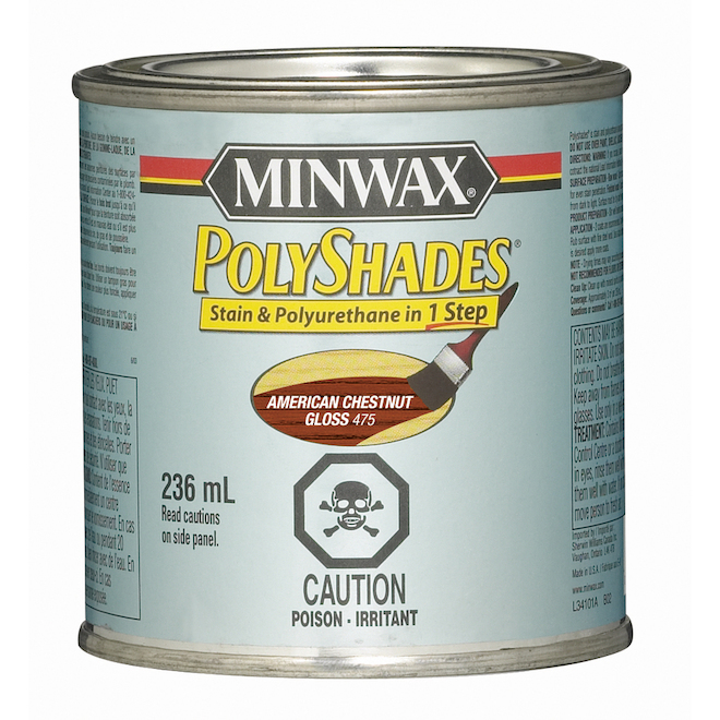 Minwax PolyShades Oil Wood Stain & Polyurethane CM3475100 | RONA