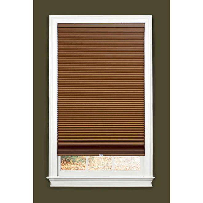 ALLEN + ROTH Cordless Blackout Cellular Shade - 23in x 64in - Linen ...