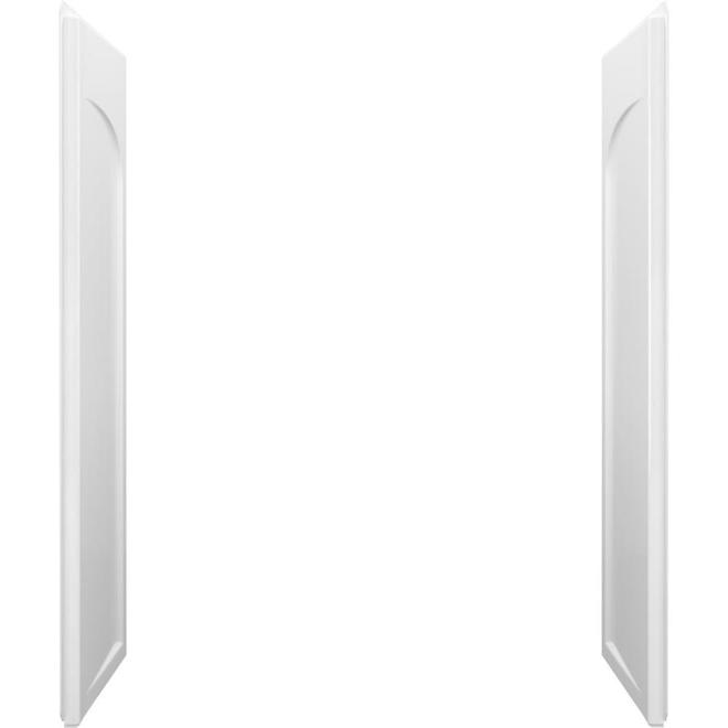 Sterling Ensemble 32-in x 75.5-in White Vikrell Shower Wall Side Panel ...