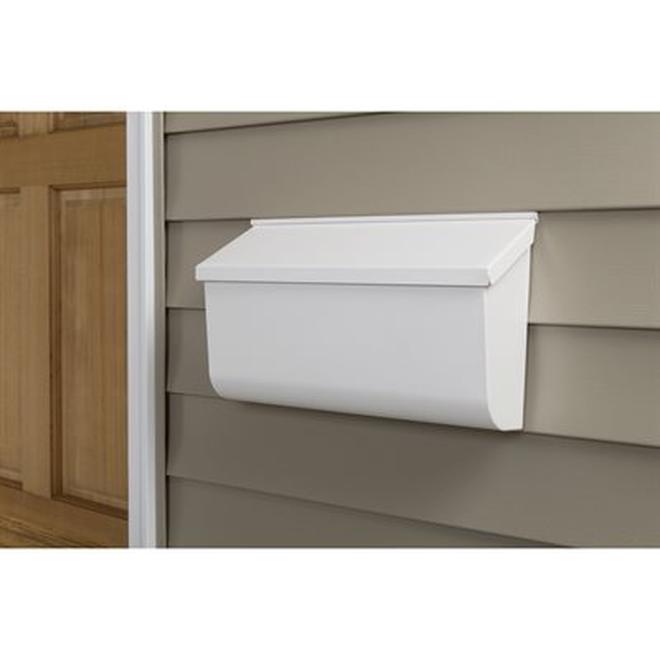 PostMaster 16-in W Extra Large Galvanized Steel Wall Mount Mailbox ...
