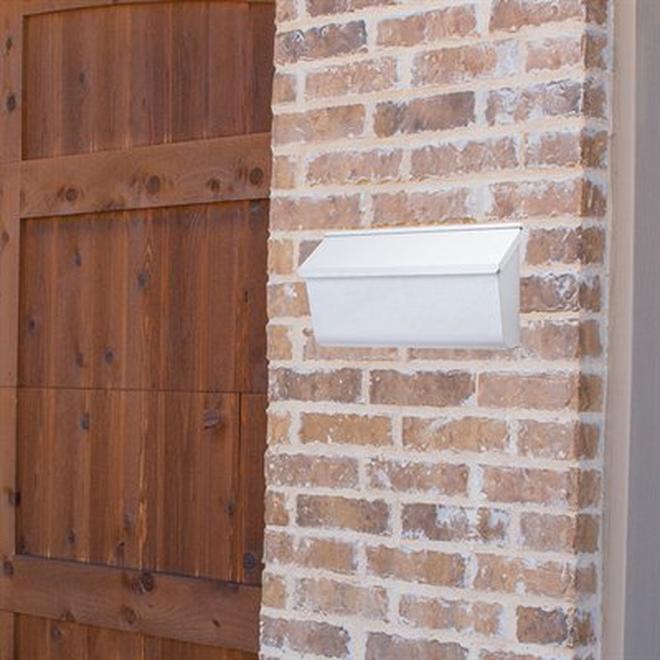 PostMaster 16-in W Extra Large Galvanized Steel Wall Mount Mailbox ...
