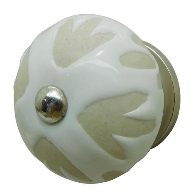 Style Selections White Round Ceramic Cabinet Knob - 4-Pack JJ-DE-9829 ...