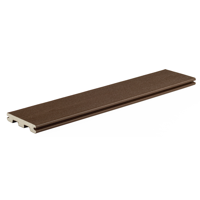 TimberTech Terrain Deck Plank - Rustic Elm -Grooved - 1-in x 5 1/2-in ...