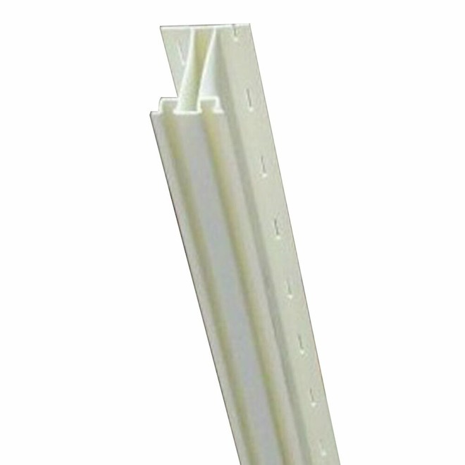 Zip-Up White PVC 12-ft Main Rail U12MR200WHT02 | RONA