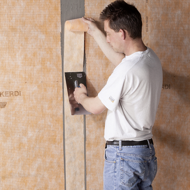 Schluter Systems Kerdi Waterproofing Strip for Butt Joints and Floor ...