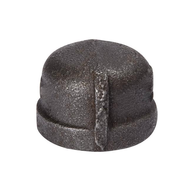 1-in Dia. Black Iron Cap Fitting 70805 | RONA