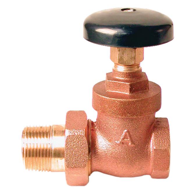 AMERICAN VALVE In-Line Radiator Gate Valve | RONA