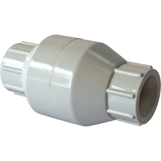 AMERICAN VALVE 1/4-in Dia. PVC SCHD 40 In-Line Socket Check Valve | RONA