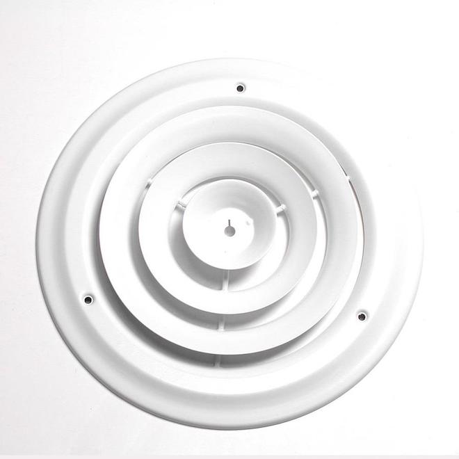 Accord Ventilation 300 Series White Steel Ceiling Diffuser ABCDWH08 | RONA