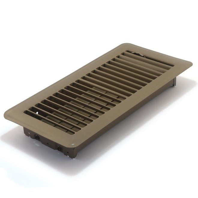 Accord Ventilation 4x12 Brown Louvered Floor ABFRBR412 | RONA