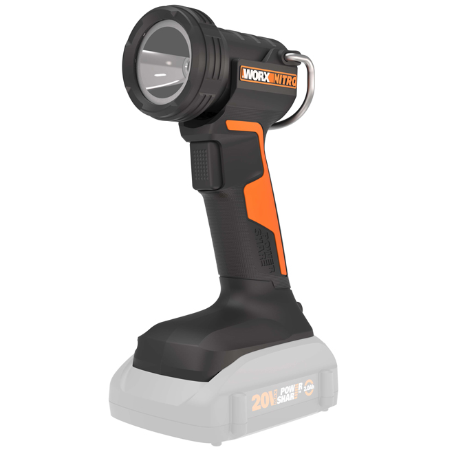 Worx Nitro LED Work Light Power Share 20V 350 Lumens - Bare Tool Only ...