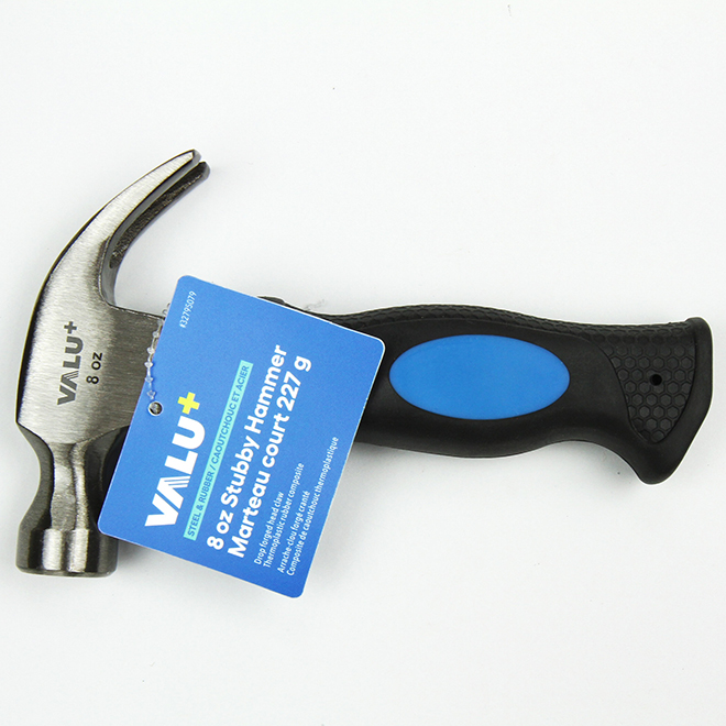 VALU+ 8-oz Steel Smooth Faced Short Hammer 384441 | RONA
