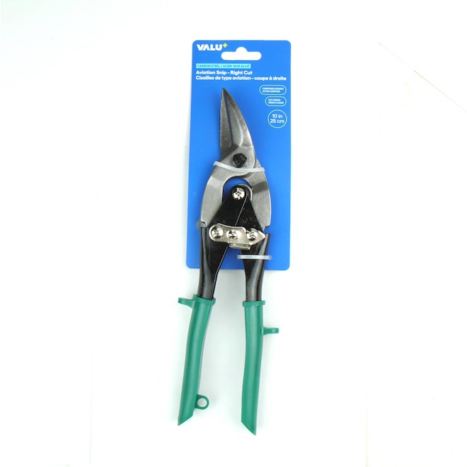 VALU+ Aviation Snips 10-in Carbon Steel Right Cut 384453 | RONA