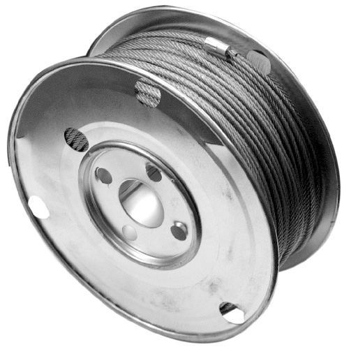 Ben-Mor Galvanized Steel 7 x 19 Uncoated Cable - 3/16-in dia x 250-ft L ...