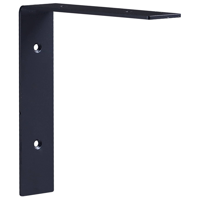 VALU+ 5.9-in Black Metal L-Shaped Shelf Bracket - 1/Pk H22-0646-3 | RONA
