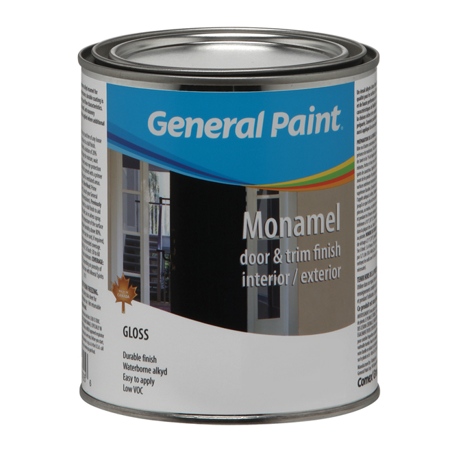 GENERAL PAINT Waterborne Alkyd Paint - Gloss Finish - Clear Base ...
