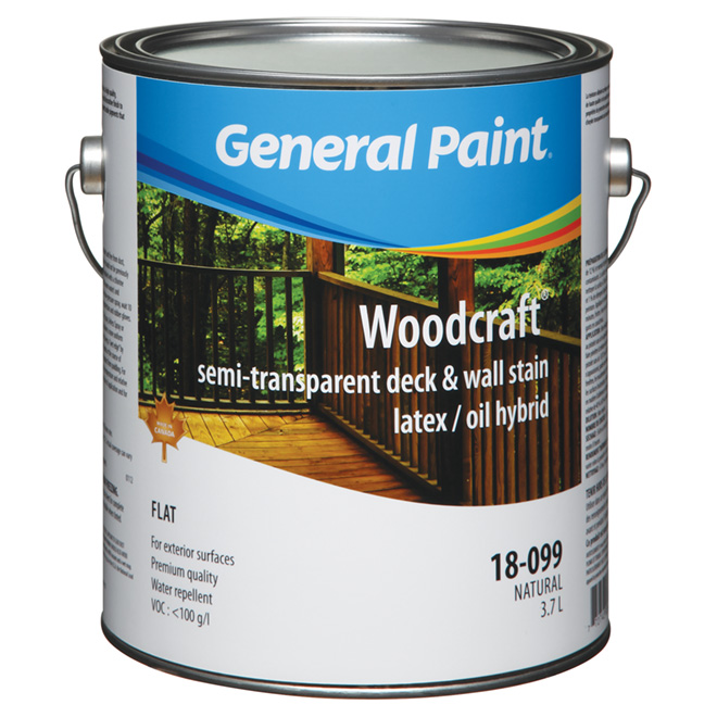 GENERAL PAINT Stain - Semi-Transparent Finish Exterior Alkyd Stain 3.54 ...