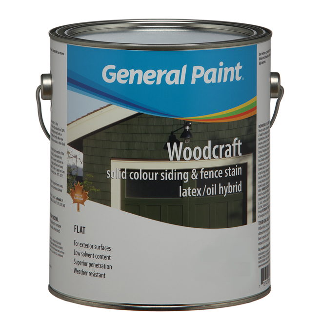 GENERAL PAINT Stain - Solid Finish Exterior Alkyd Stain GE0073049-16 | RONA
