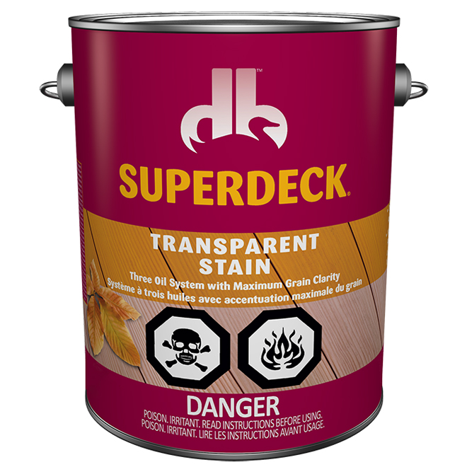 GENERAL PAINT Stain - "Superdeck" Exterior Alkyd Stain, Canyon Brown ...