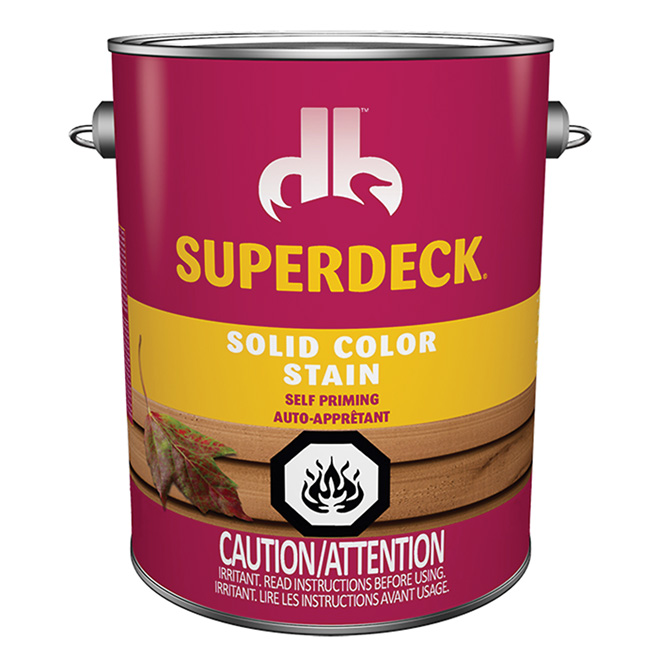 GENERAL PAINT Solid-Colour Wood Stain and Primer - Pastel Base ...