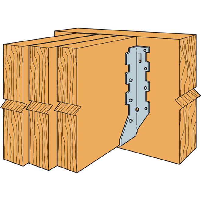 Simpson Strong-Tie LUS ZMAX Galvanized Face-Mount Joist Hanger for ...